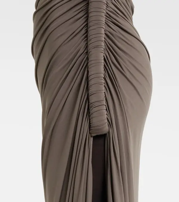 Alaïa Asymmetric Midi Dress