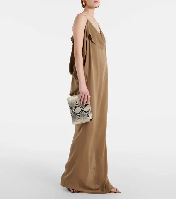 Khaite Lina Snake-effect Crossbody Bag - Multicoloured