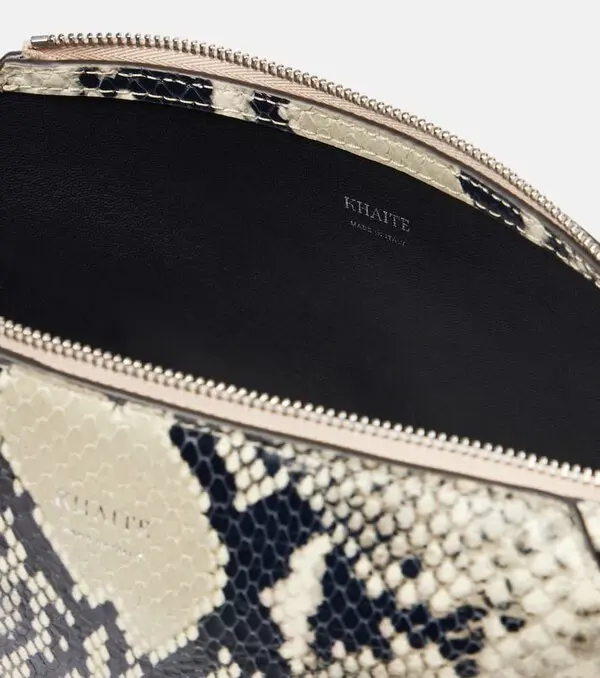 Khaite Lina Snake-effect Crossbody Bag - Multicoloured