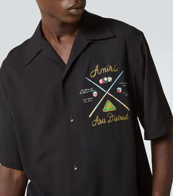 Amiri Pool Cue Printed Shirt