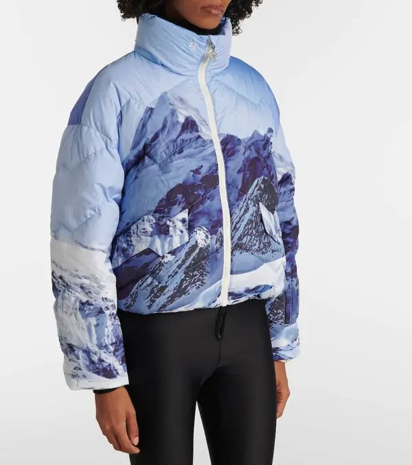 Perfect Moment Mountain Printed Down Jacket