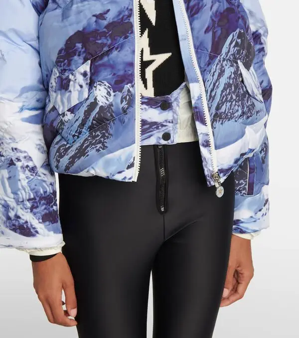 Perfect Moment Mountain Printed Down Jacket