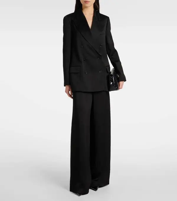 JOSEPH Alana High-rise Wide-leg Pants
