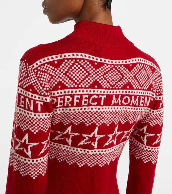 Perfect Moment Wool Intarsia Jumpsuit