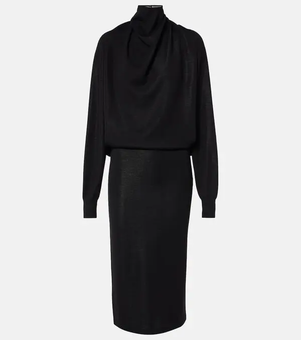 Alaïa Cut-out Midi Dress