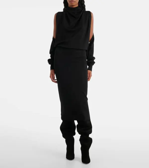 Alaïa Cut-out Midi Dress