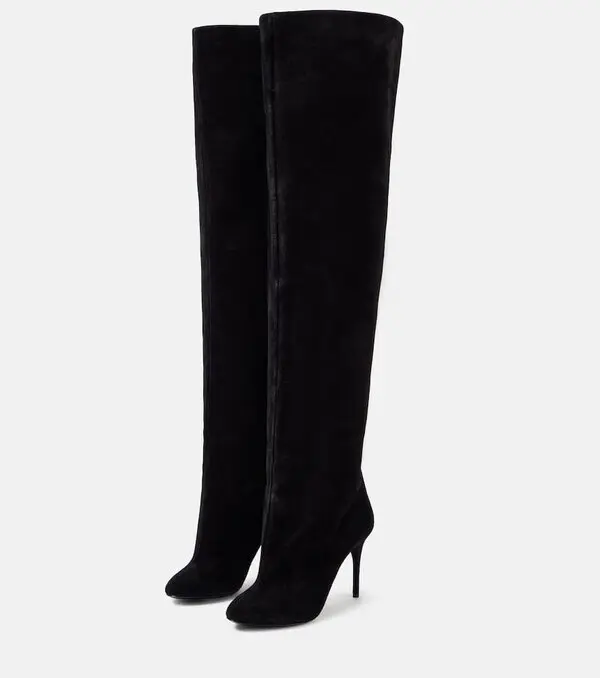 Alaïa Suede Knee-high Boots