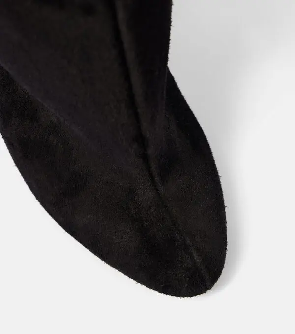 Alaïa Suede Knee-high Boots