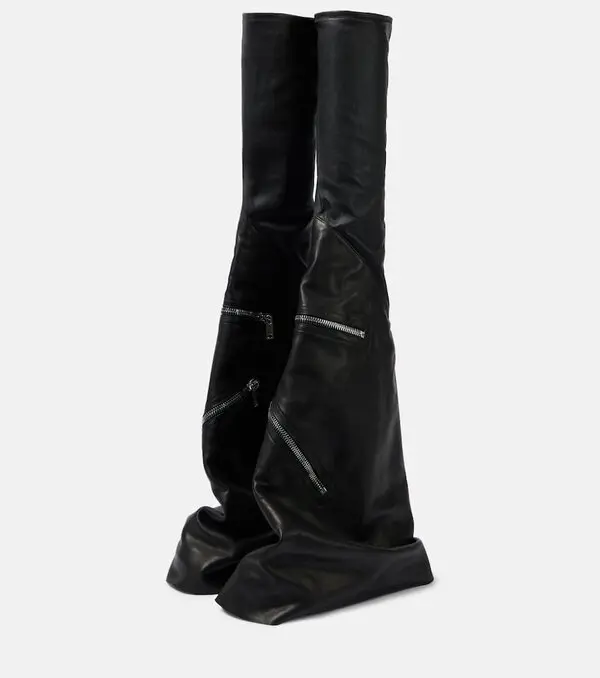 Rick Owens Cargoflares Knee-high Boots