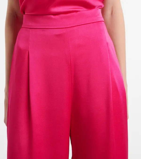 Max Mara Ieti Wide-leg Pants - Pink