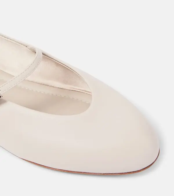Max Mara Leather Ballet Flats