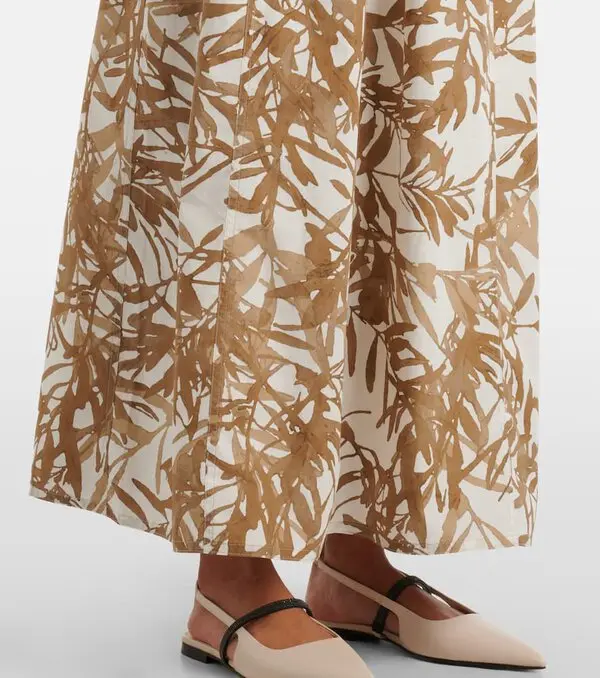 Brunello Cucinelli Printed Maxi Dress