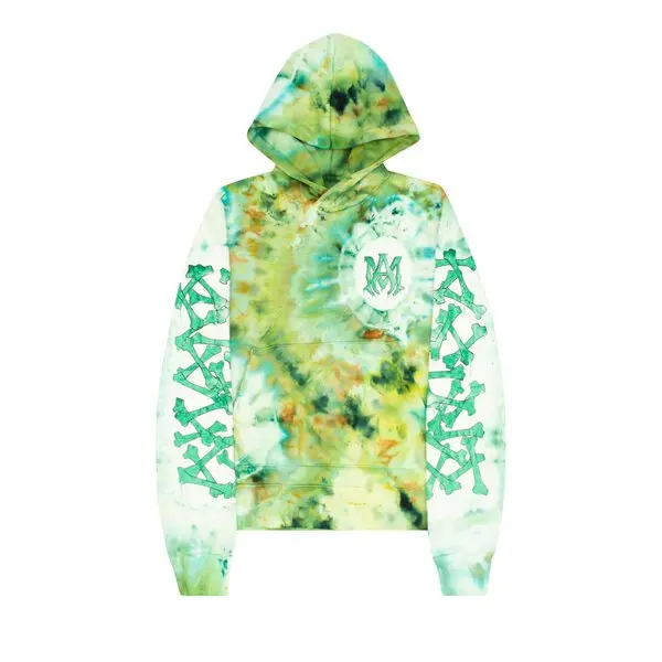 Amiri Tie Dye Bones Hoodie