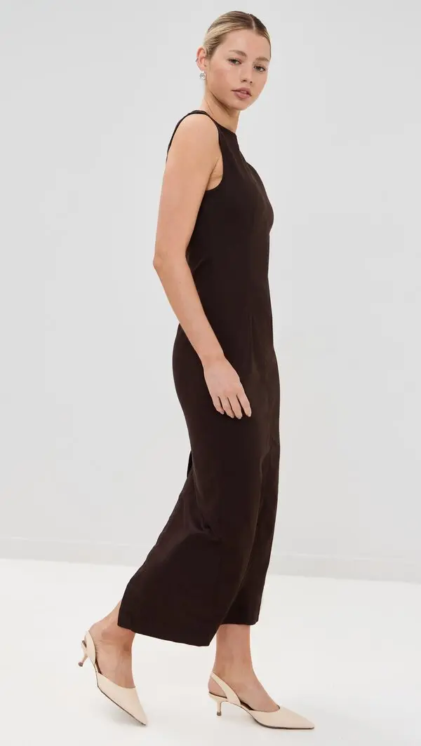 midi satin green dress Palasha Midi Dress in Satin Forest Green