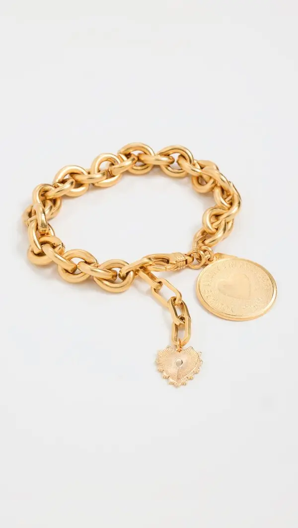 ELIZABETH COLE Aldina Charm Bracelet