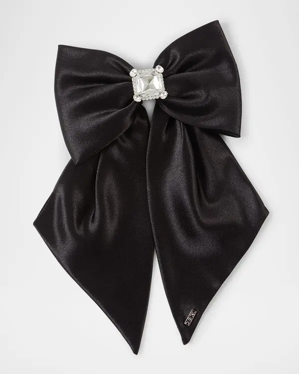 Eugenia Kim Tracy Bow Barrette - Black | Editorialist display picture 3