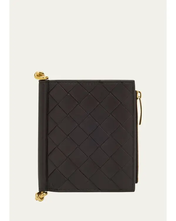 Bottega Veneta Solstice Bifold Leather Wallet - Fondant