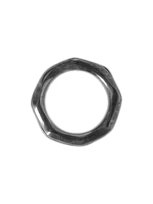 アクセサリー 24FW Ann Demeulemeester SEPPO BOLT RING Ann Demeulemeester Seppo Bolt Ring In Silver - 45% Off | Editorialist