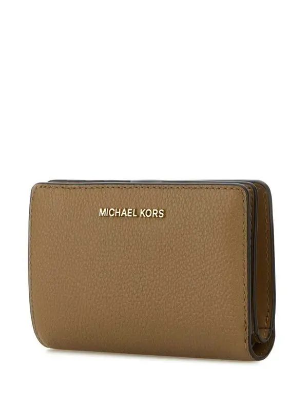 Michael Kors Logo-lettering Wallet - Brown