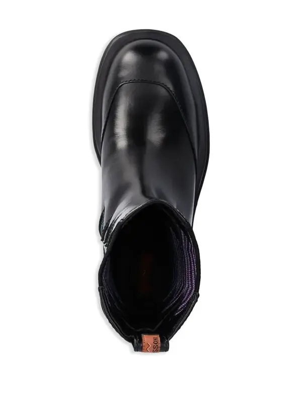 Missoni Zigzag-detail Chelsea Boots - Black