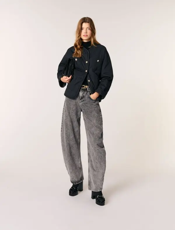 Maje Reversible Quilted Coat
