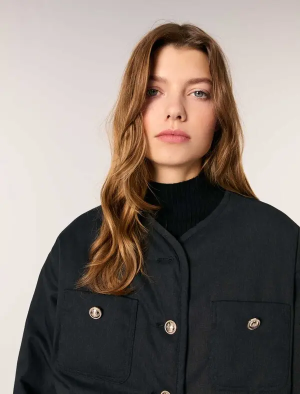 Maje Reversible Quilted Coat