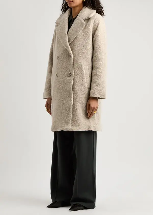 Eileen Fisher Bouclé Wool-blend Coat