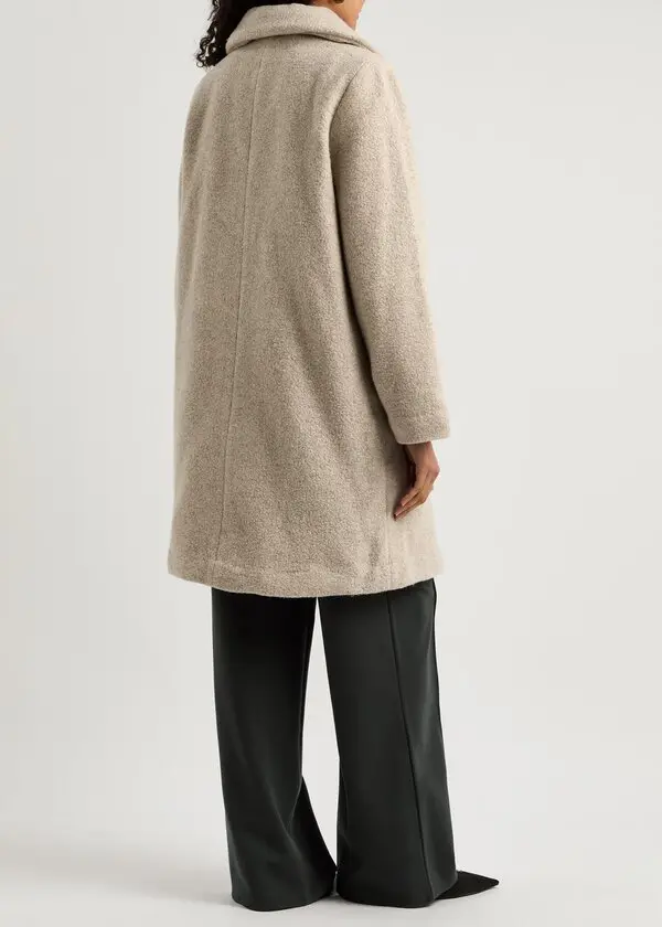 Eileen Fisher Bouclé Wool-blend Coat