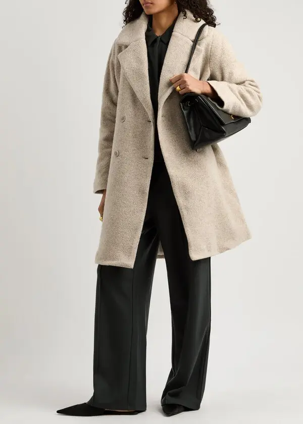 Eileen Fisher Bouclé Wool-blend Coat