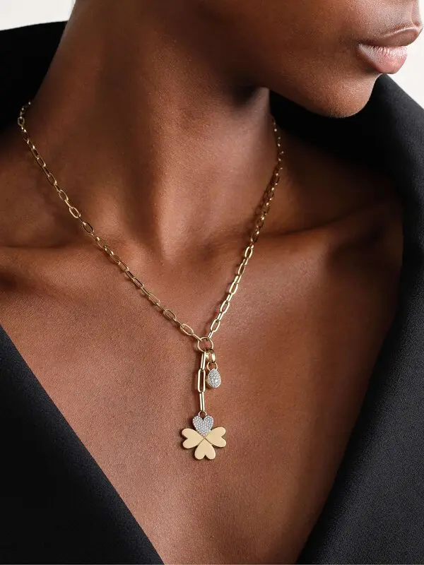 FOUNDRAE True Love 18-karat Diamond Necklace