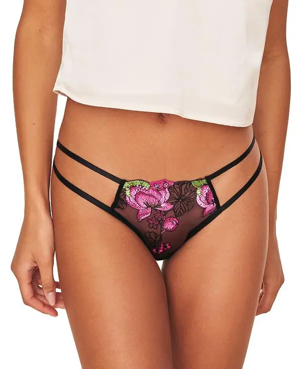 ADORE ME Jayda Brazilian Panty - Floral Black