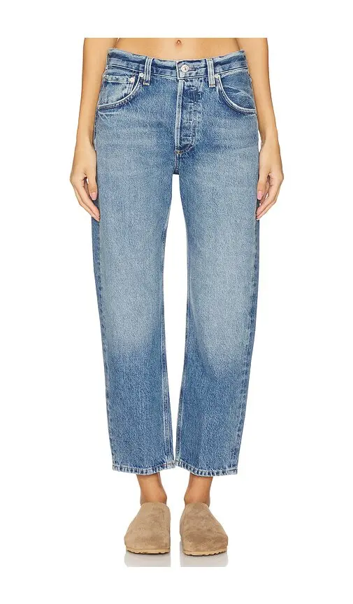 Citizens Of Humanity Winslow Cropped Boyfriend Jeans - Pacifica