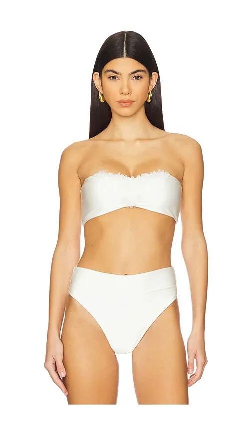 Cult Gaia Ursula Bikini Top - Off White