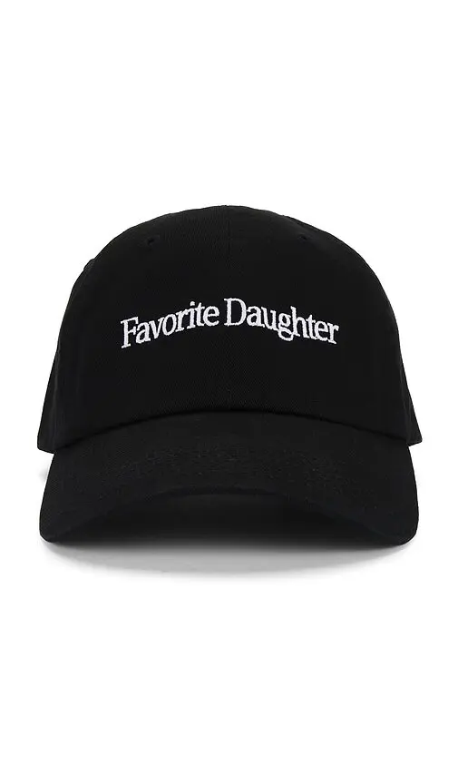 FAVORITE DAUGHTER Classic Logo Baseball Cap - Black