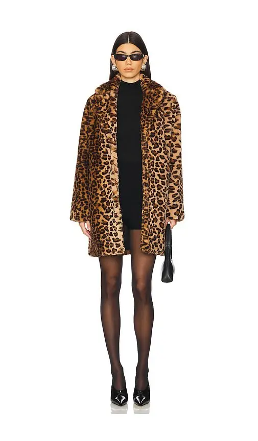Superdown Raina Faux Fur Coat