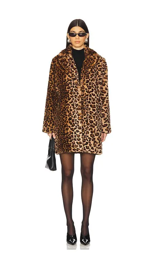 Superdown Raina Faux Fur Coat