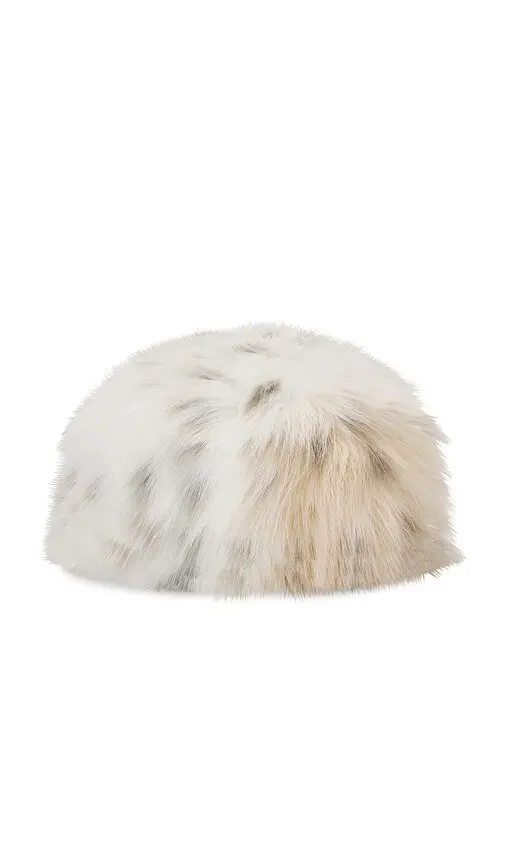 UNREAL FUR Natasha Fur Hat - Snow Leopard