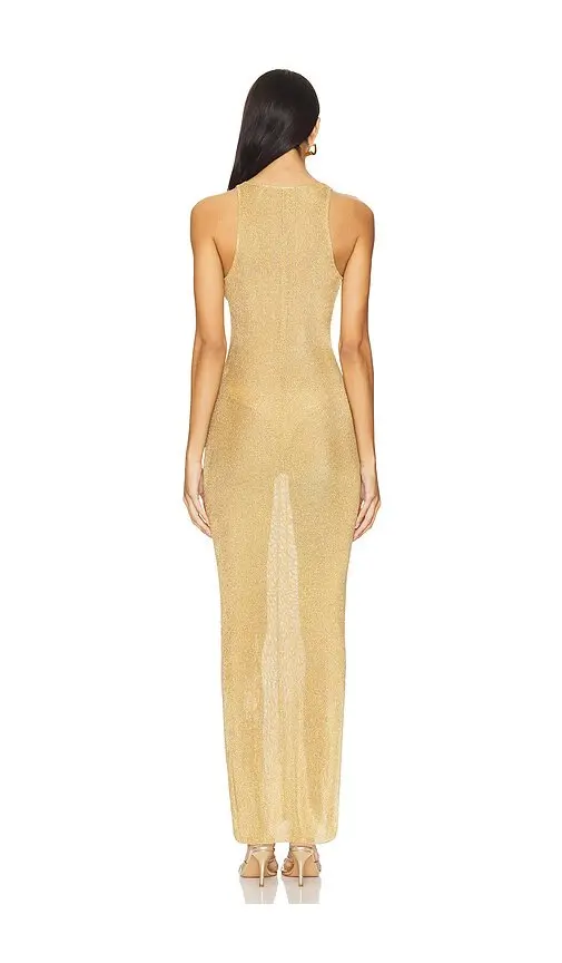 GUIZIO Odette Metallic Dress