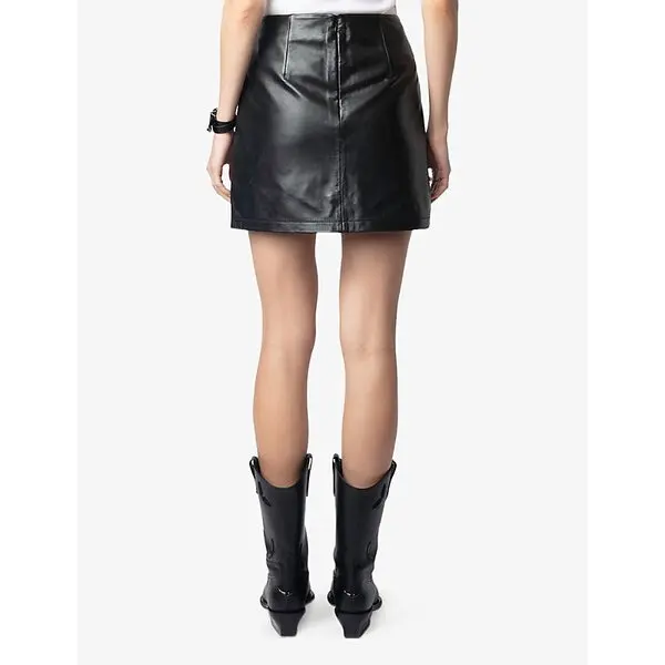 Zadig&Voltaire Jamie Leather Mini Skirt