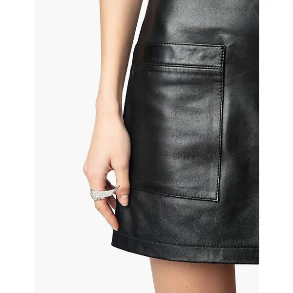 Zadig&Voltaire Jamie Leather Mini Skirt