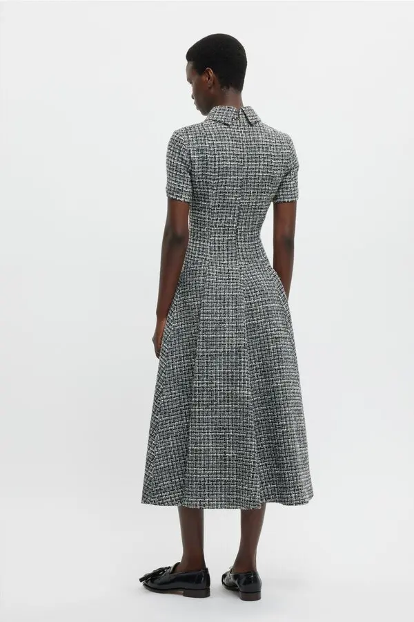 EMILIA WICKSTEAD Jody Boucle Tweed Midi Dress