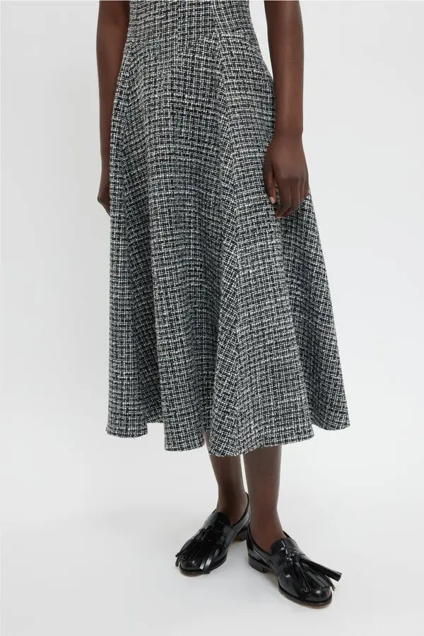 EMILIA WICKSTEAD Jody Boucle Tweed Midi Dress