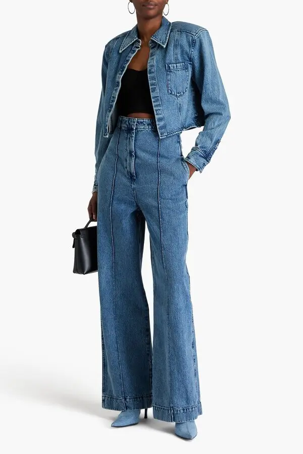3.1 Phillip Lim High-rise Straight-leg Jeans