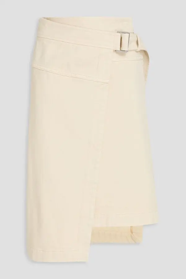 3.1 Phillip Lim Denim Wrap Skirt - Ecru