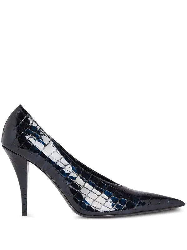 Retrofete 75mm Maureen Pumps - Blue