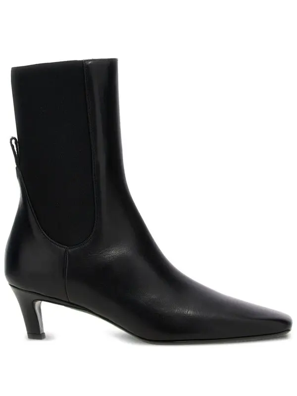 TOTEME 50mm Leather Boots - Black