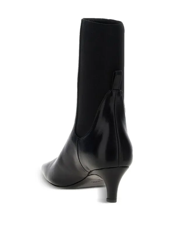 TOTEME 50mm Leather Boots - Black