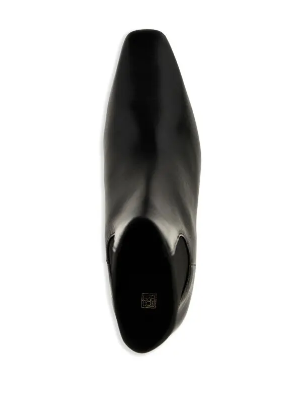 TOTEME 50mm Leather Boots - Black