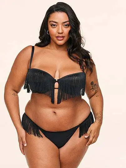 Victoria's Secret Adore Me Cece Cheeky Panty - Black