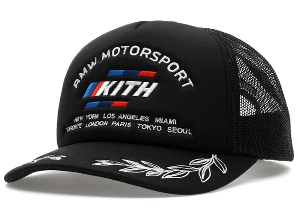 Kith X Bmw M Nolan Trucker Hat - Black
